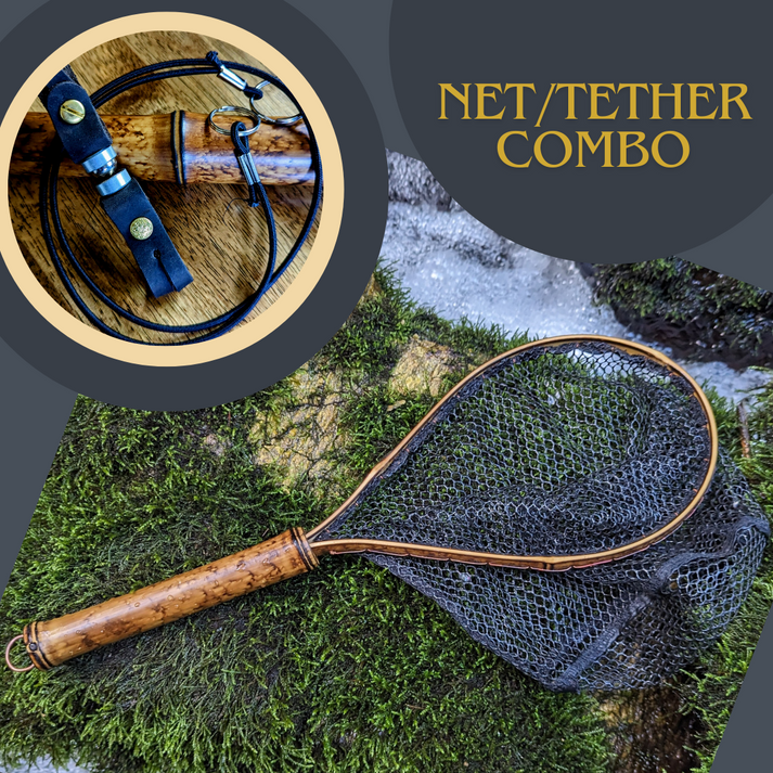 Speck + Tether - 10"x 6.5" Hoop - Custom Handle Lengths – Hellbender Nets
